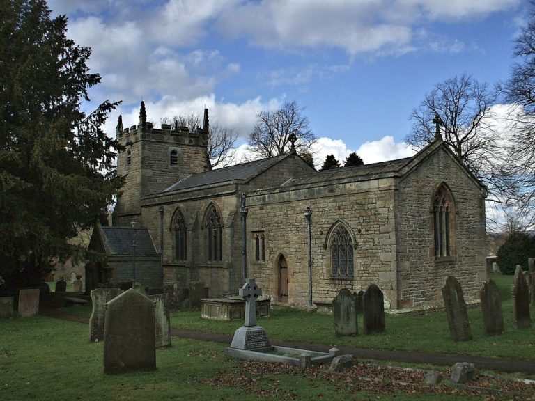 Beautiful Beeley village in the Derbyshire Peak District