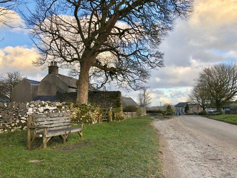 Charming Sheldon Village in the Derbyshire Peak District