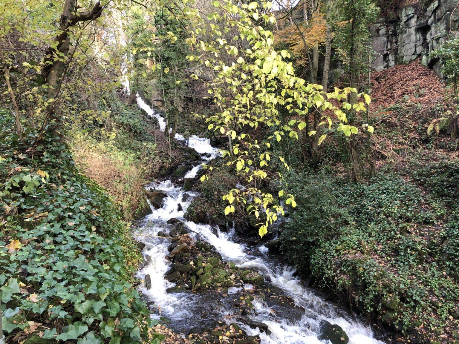 Amazing Lumsdale Falls - Lumsdale Mills & Arkwright history