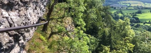 The SCARY Giddy Edge, Matlock Bath Walk above the town