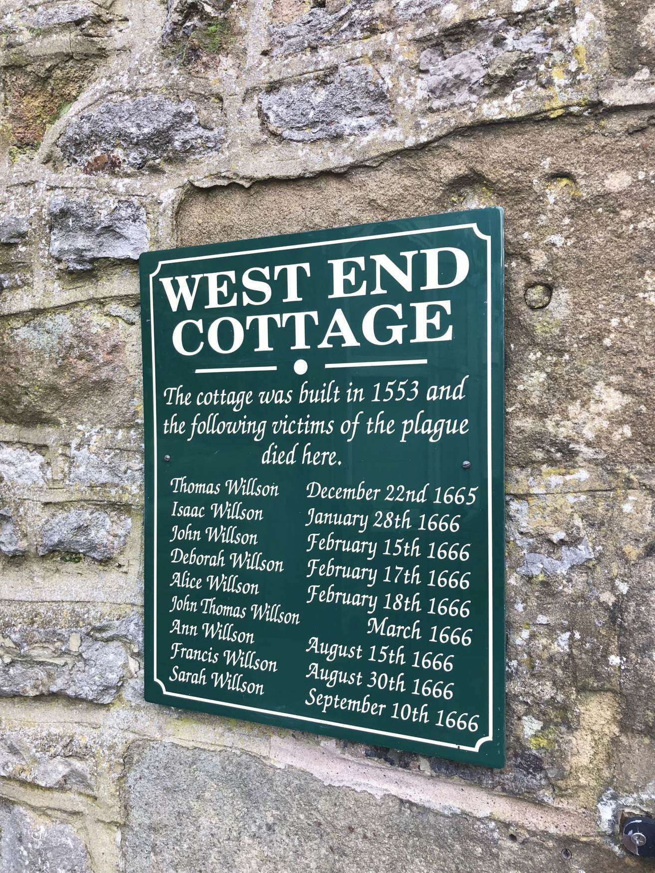 Gorgeous Eyam village in the Derbyshire Peak District