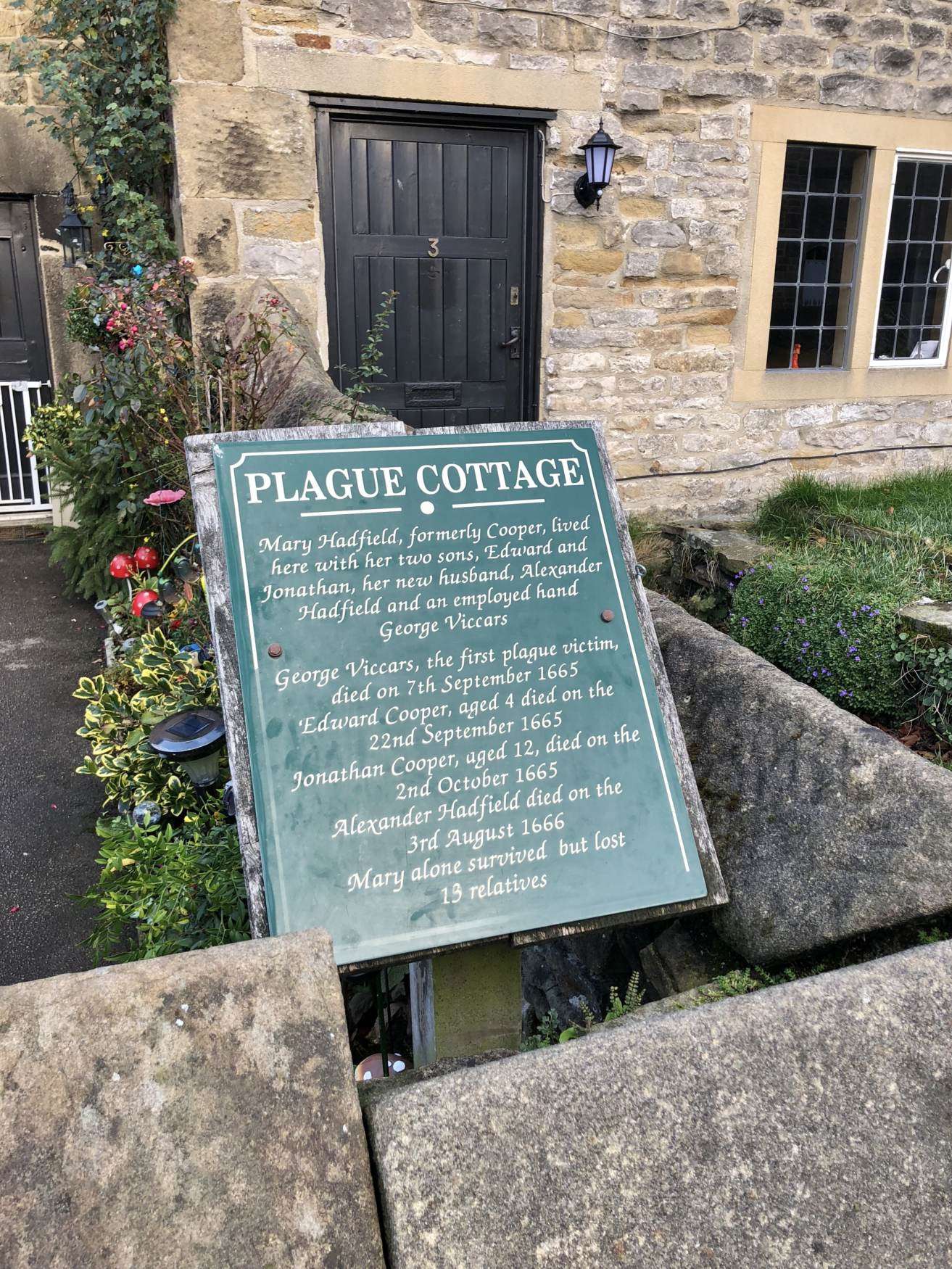 Gorgeous Eyam village in the Derbyshire Peak District